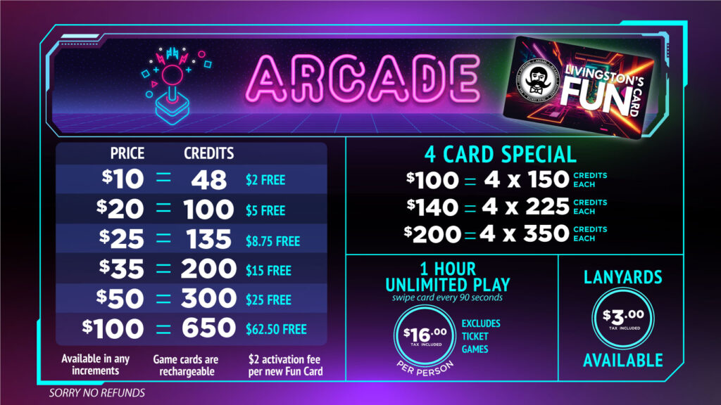 Livingstons Amusements - Arcade